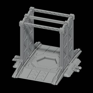 Extendable mech repair station - Hardware Studios